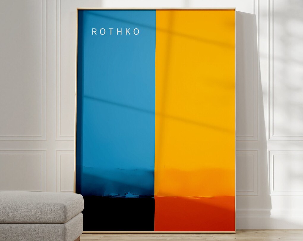 Mark Rothko Poster - A Exhibition Print As Housewarming Gift Or ...