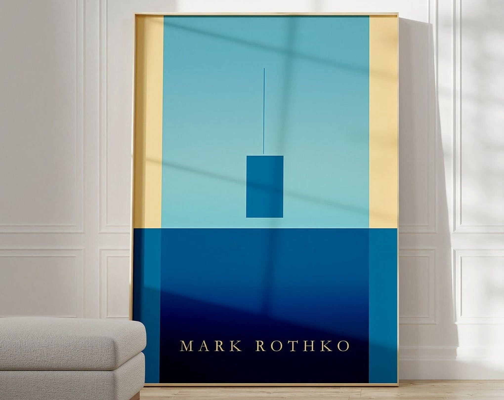 Mark Rothko Poster - A Exhibition Print As Housewarming Gift Or ...