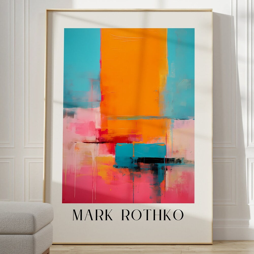 Mark Rothko Poster, A Exhibition Print As Housewarming Gift Or ...