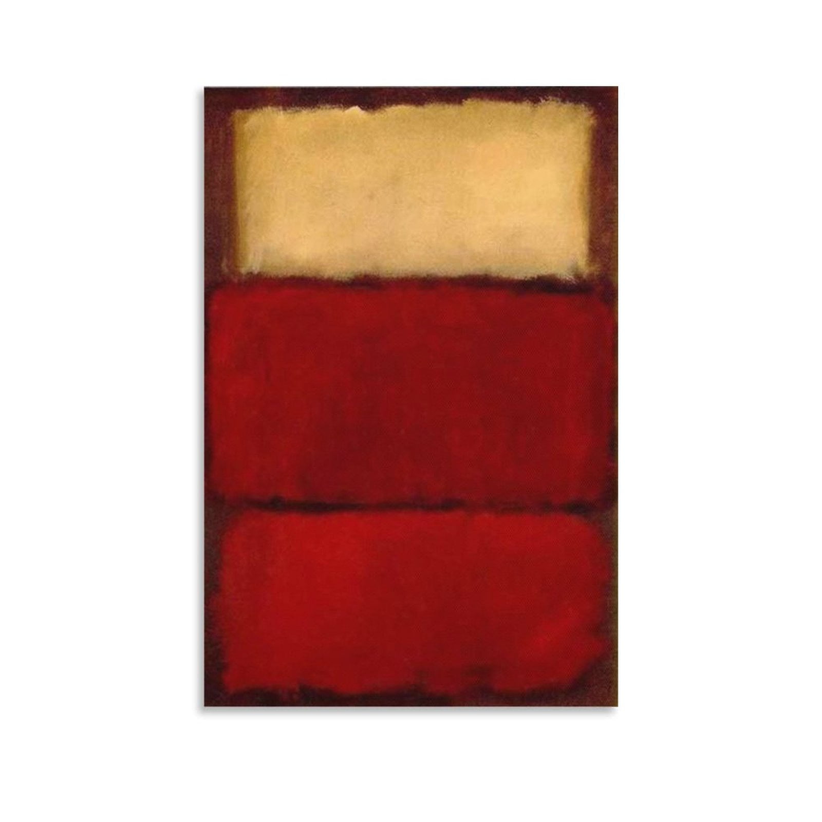Mark Rothko Print Red 1964 Color Field Painting Canvas Art Poster and ...