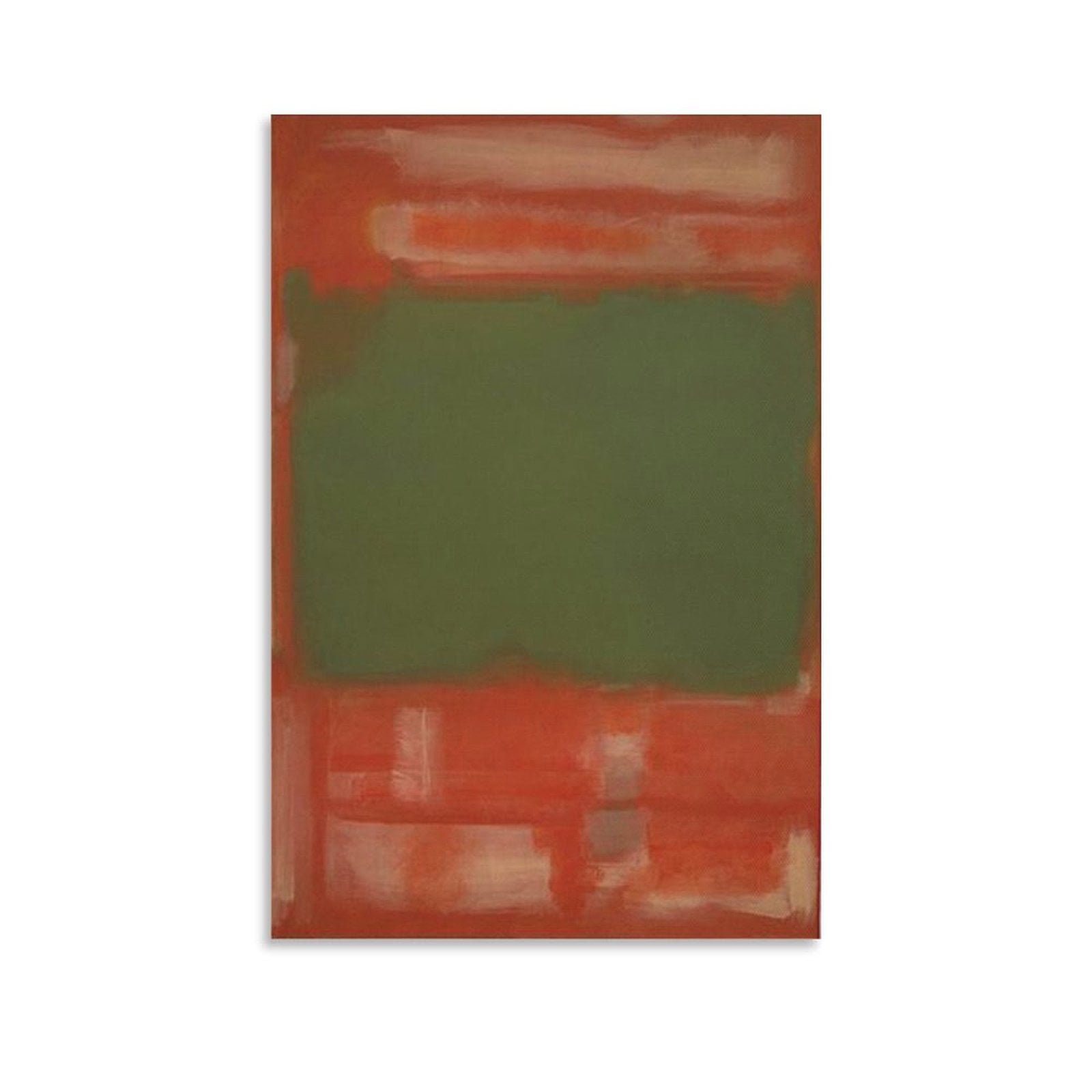 Mark Rothko Print Red Green 1949 Canvas Wall Art Poster Decorative ...