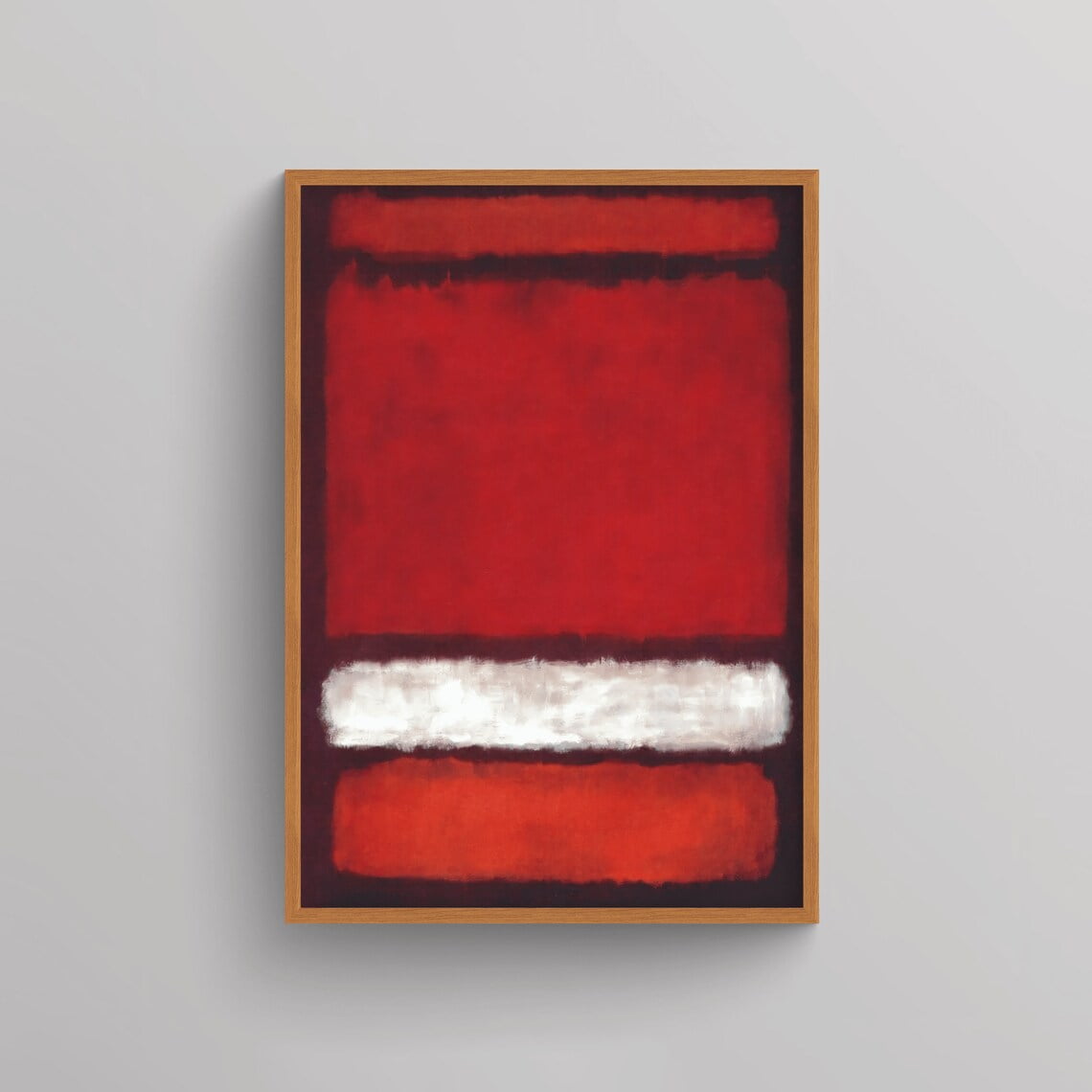 Mark Rothko Print, Red And White Minimalist Print, Rothko Wall Art ...