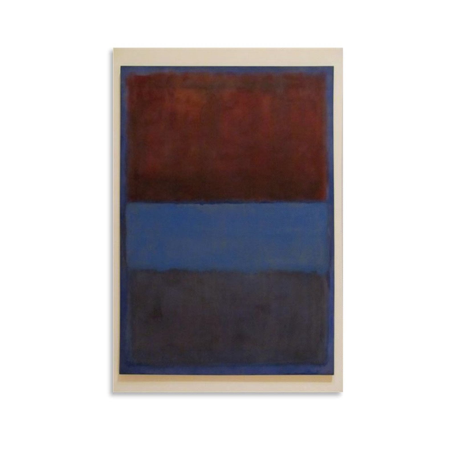 Mark Rothko Print Rust And Blue 1953 Poster Decorative Painting Canvas ...