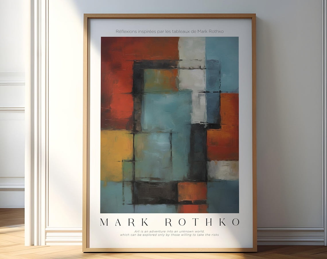 Mark Rothko Print Wall Art - Large Wall Art - Modern Wall Art - Living ...