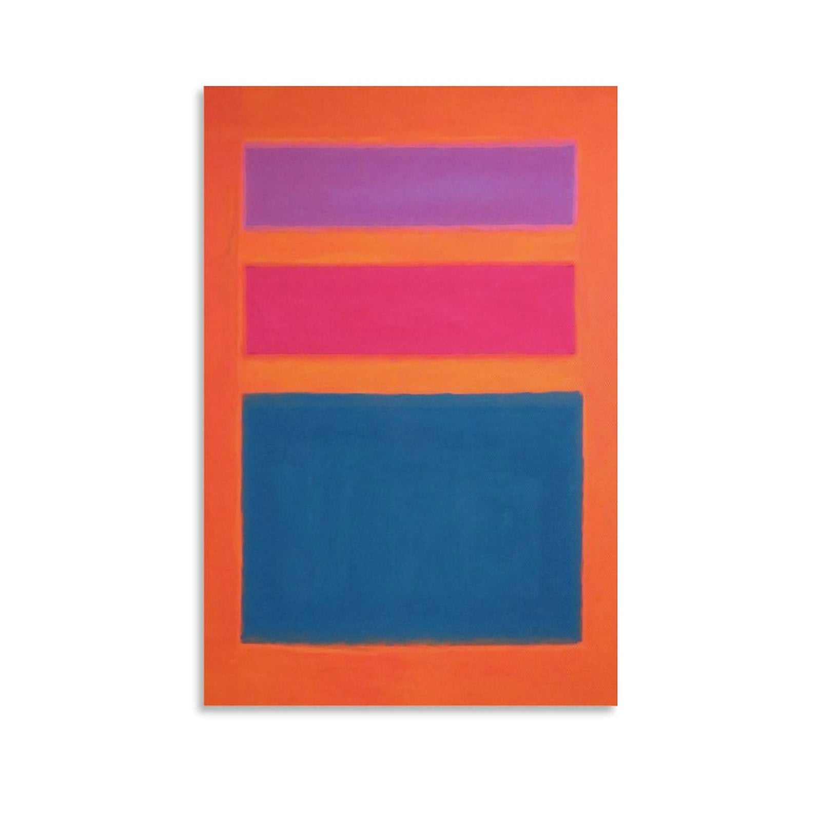 Mark Rothko Prints 《No. 1, Royal Red And Blue》 Wall Art Paintings ...