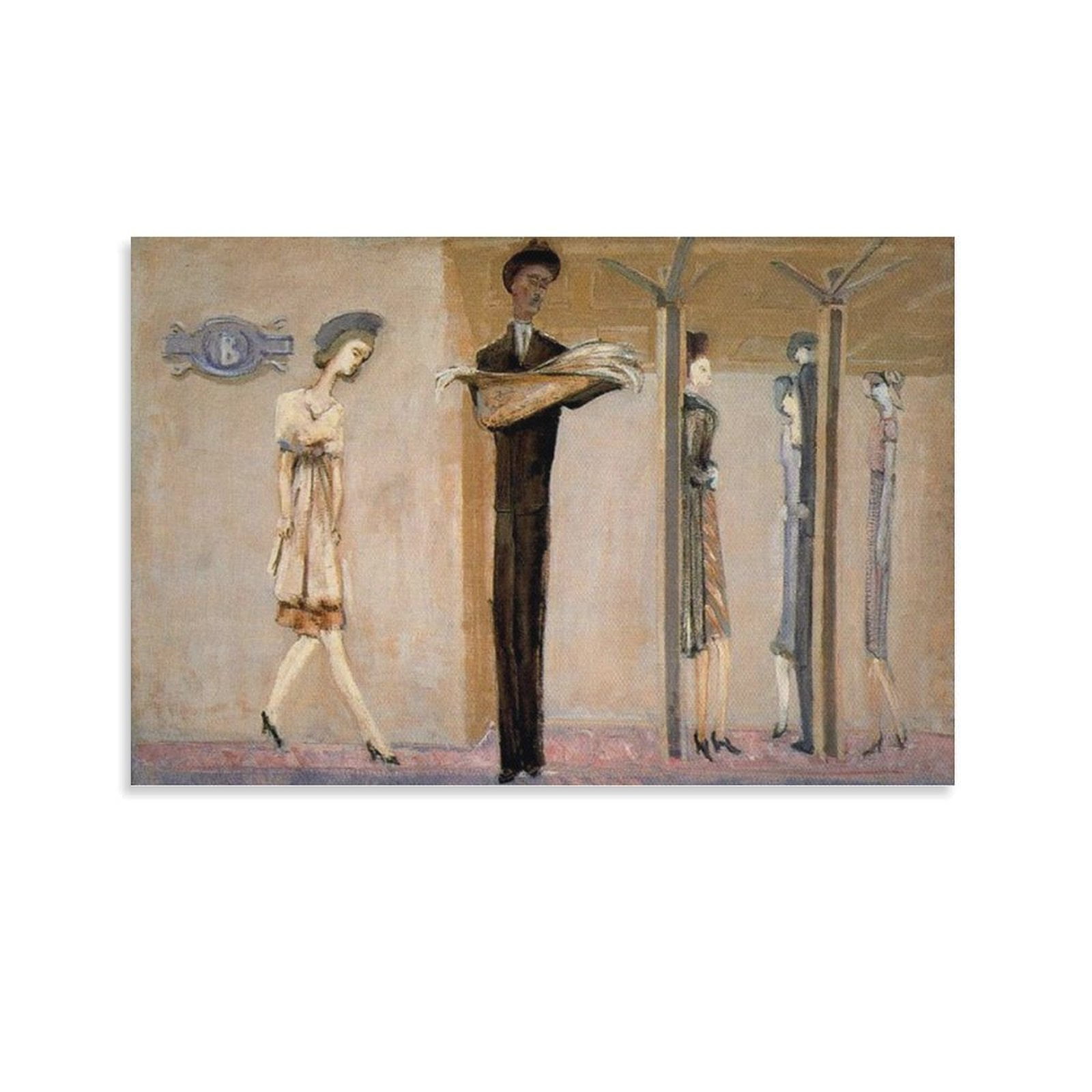 Mark Rothko-Underground Fantasy 1940 Canvas Art Poster and Wall Art ...