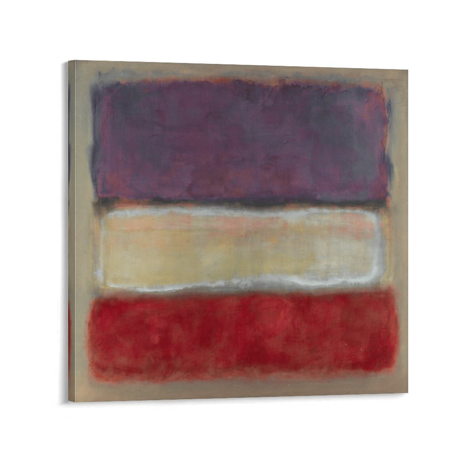 Mark Rothko Untitled Purple White And Red Large Canvas Print Famous ...