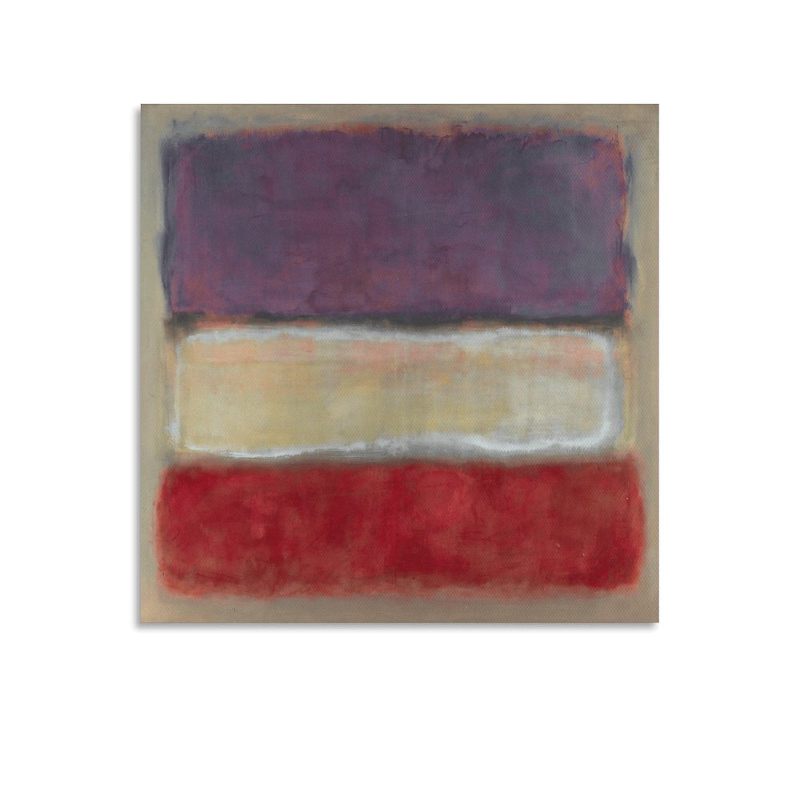 Mark Rothko Untitled Purple White And Red Large Canvas Print Famous ...