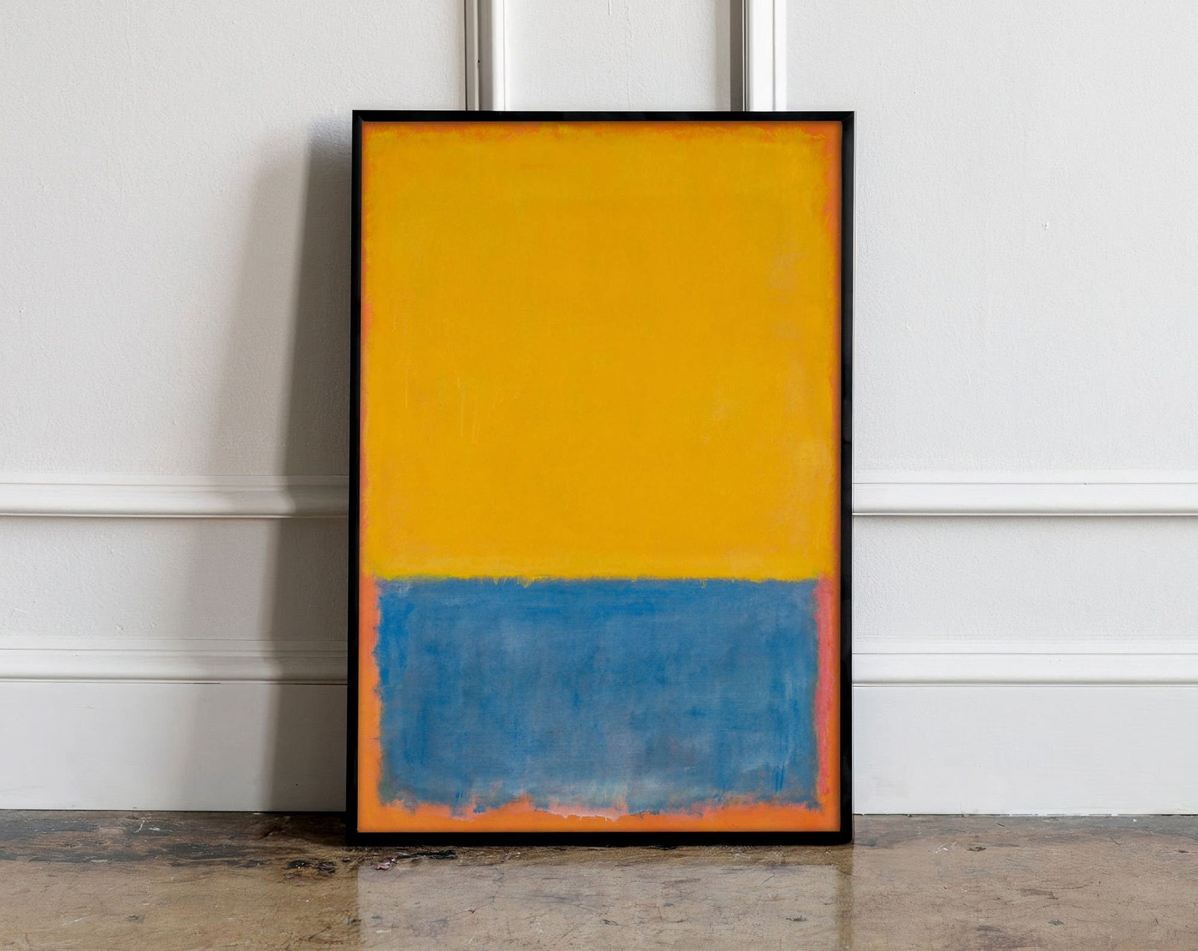 Mark Rothko Yellow and Blue on Orange Poster, Mark Rothko Art Print ...