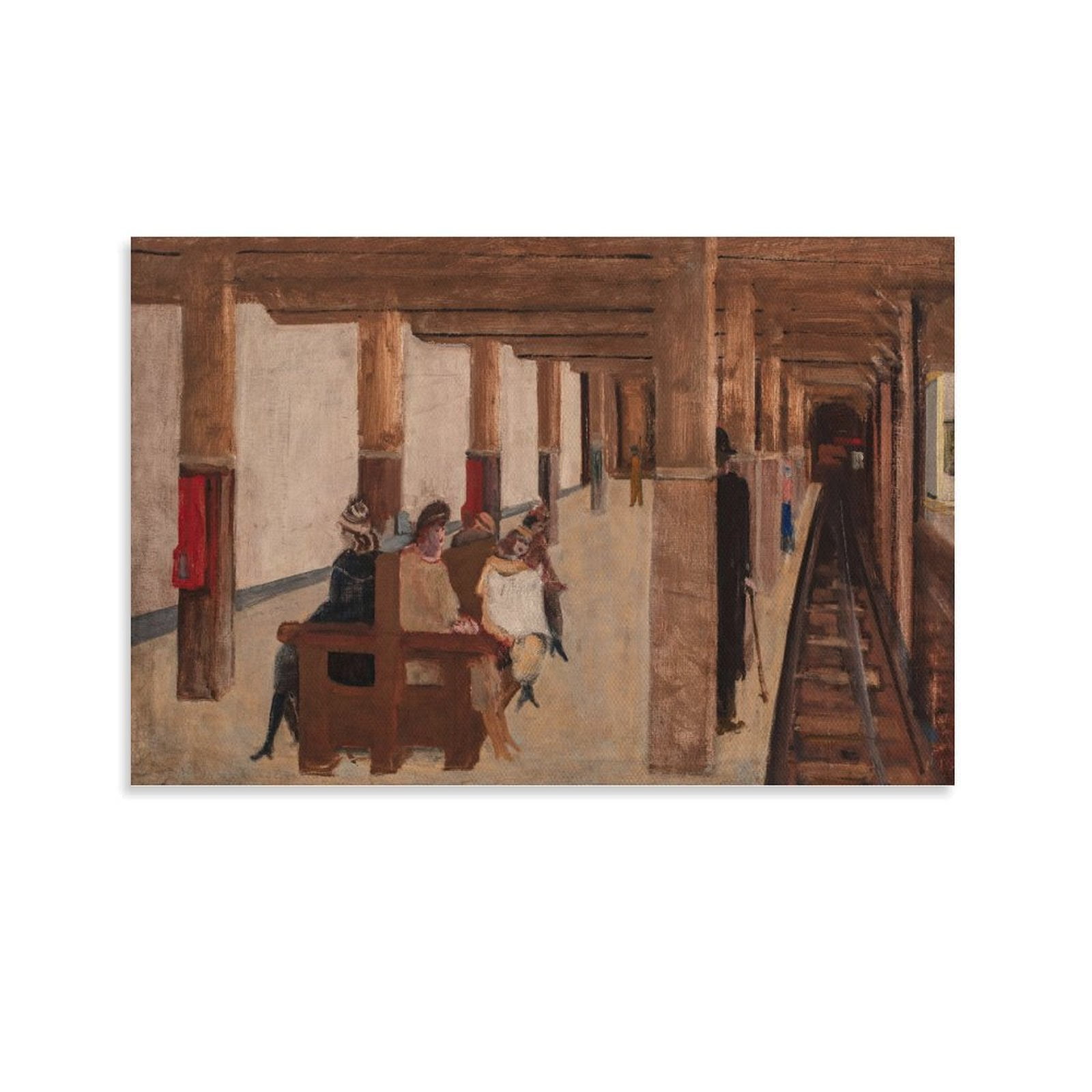 Mark Rothko's Untitled Subway Station Painting Poster Room Aesthetic ...