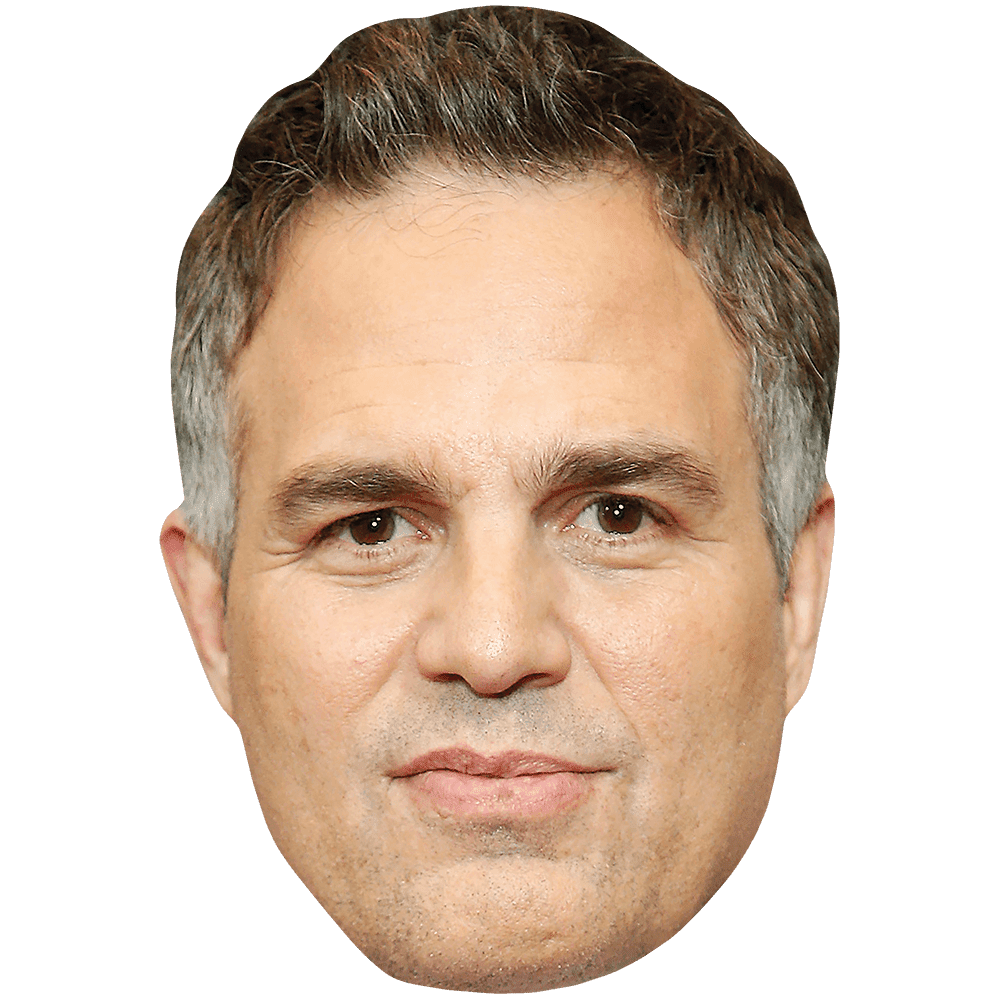 Mark Ruffalo (Short Hair) Flat Cardboard Face - Walmart.com