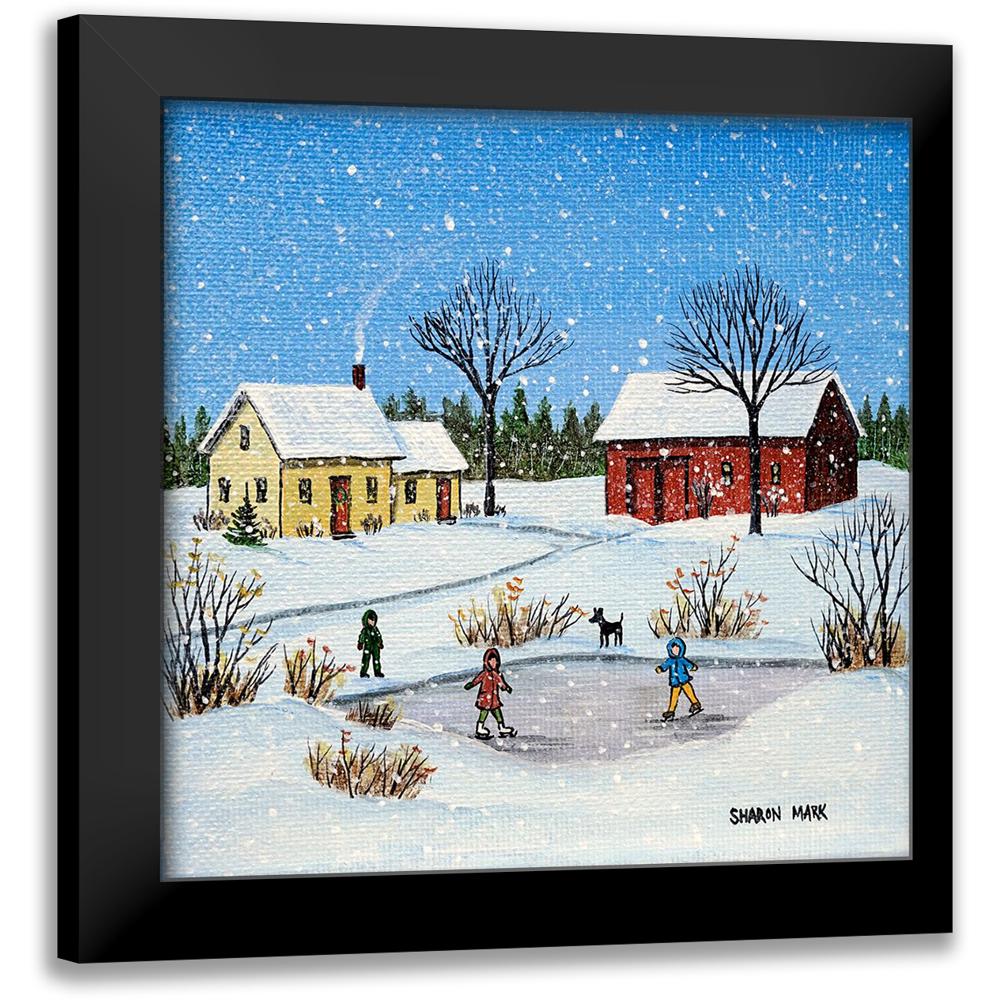 Mark, Sharon 15x15 Black Modern Framed Museum Art Print Titled - At the ...