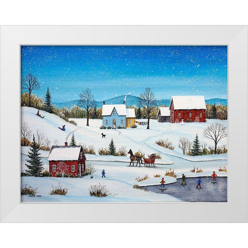 Mark, Sharon 18x15 White Modern Wood Framed Museum Art Print Titled ...