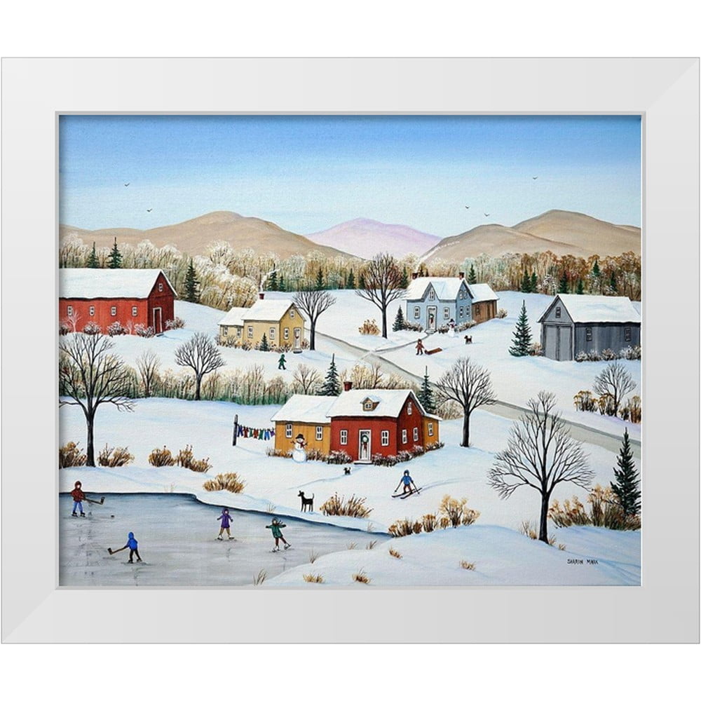Mark, Sharon 18x15 White Modern Wood Framed Museum Art Print Titled ...