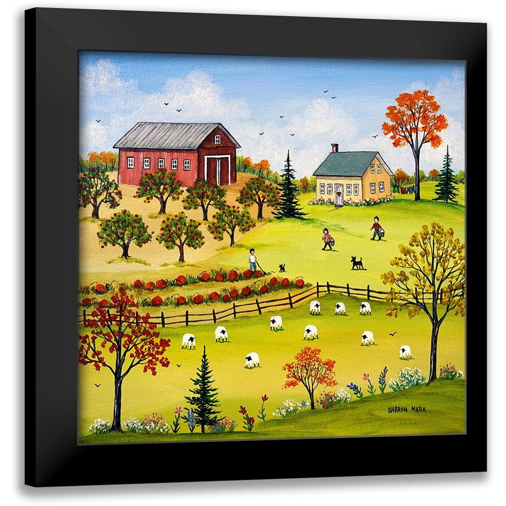 Mark, Sharon 20x20 Black Modern Framed Museum Art Print Titled - Chore ...