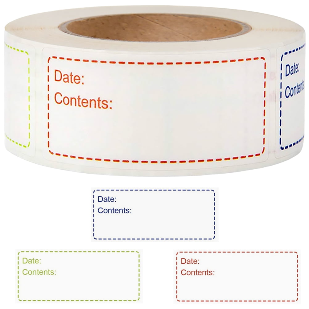 Mark The Date Stickers Labels Note Food Assorted Color Copper Plate ...