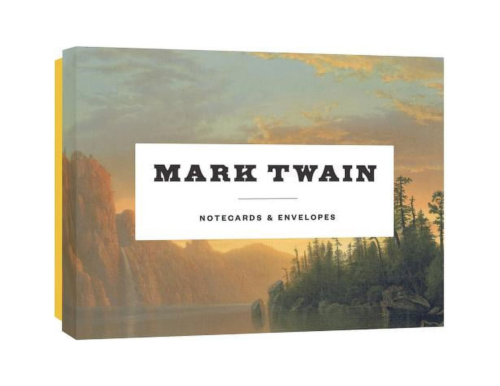 Mark Twain Notecards : 12 Literary Notecards with Envelopes (wit and ...
