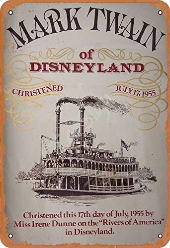 Mark Twain of Disneyland Vintage Tin Sign Logoes Advertising Eye ...