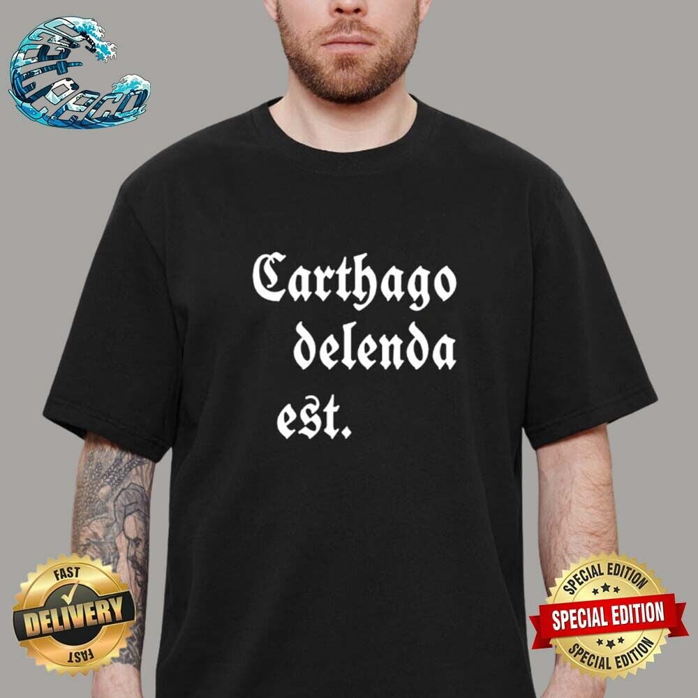 Mark Zuckerberg Carthago Delenda Est T-Shirt - Walmart.com