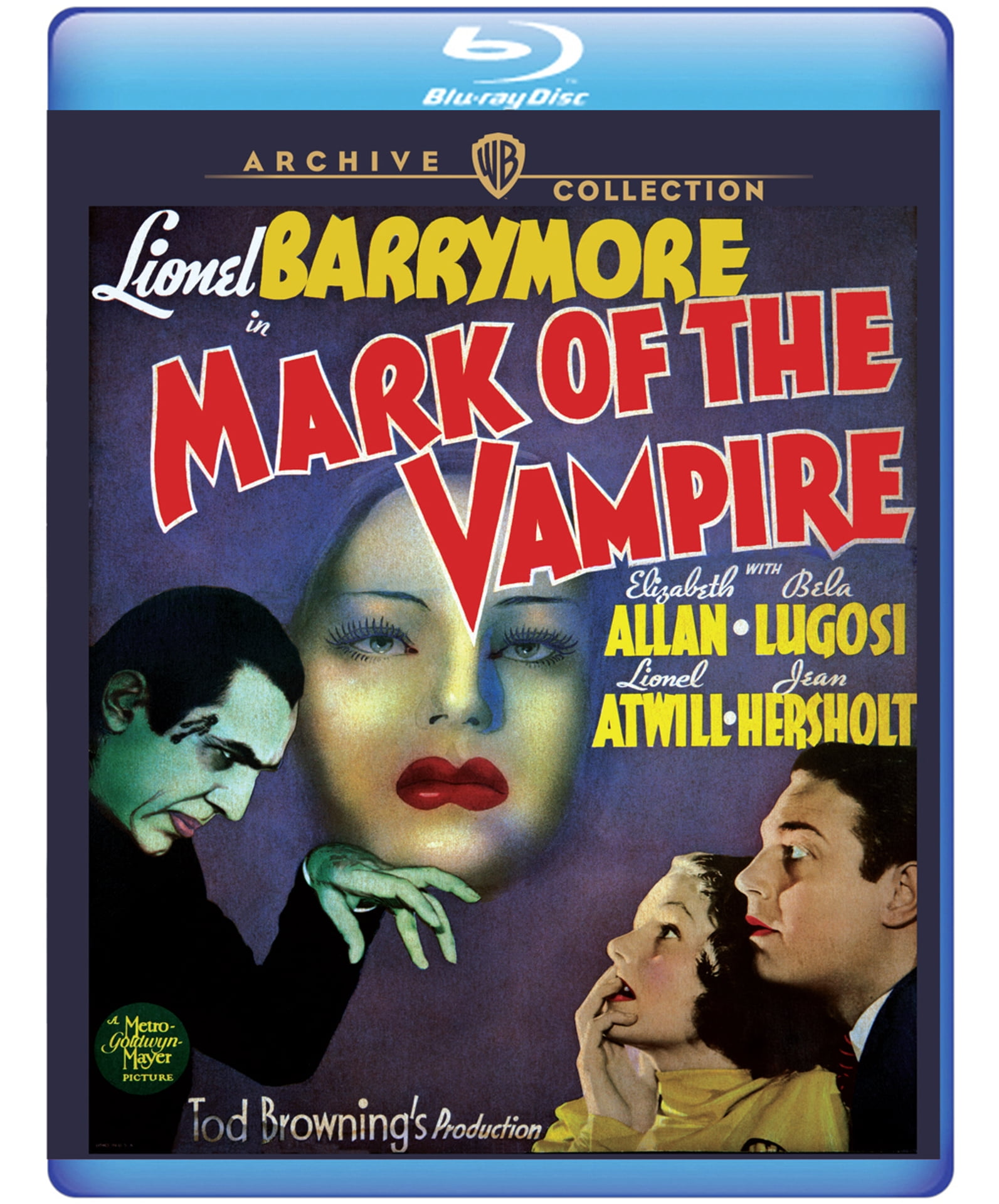 Mark of the Vampire (Blu-ray) Bela Lugosi Lionel Atwill Jean Hersholt ...
