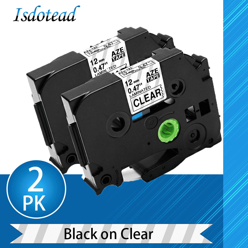 Replace P Touch Label Tape, Replacement for Brother TZe-131 Black on ...
