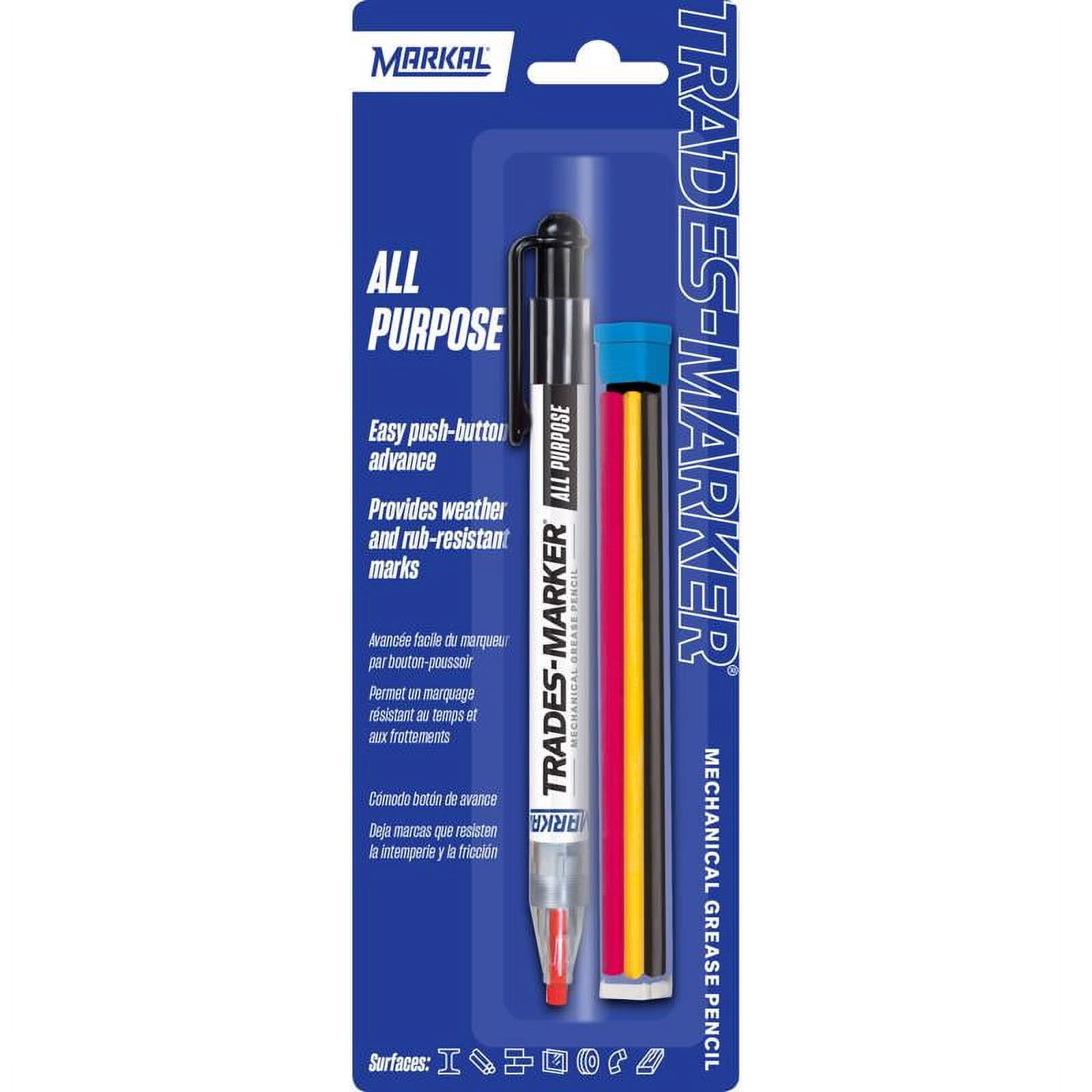 Markal Trades Marker Assorted Medium Tip Markers 4 pk - Walmart.com