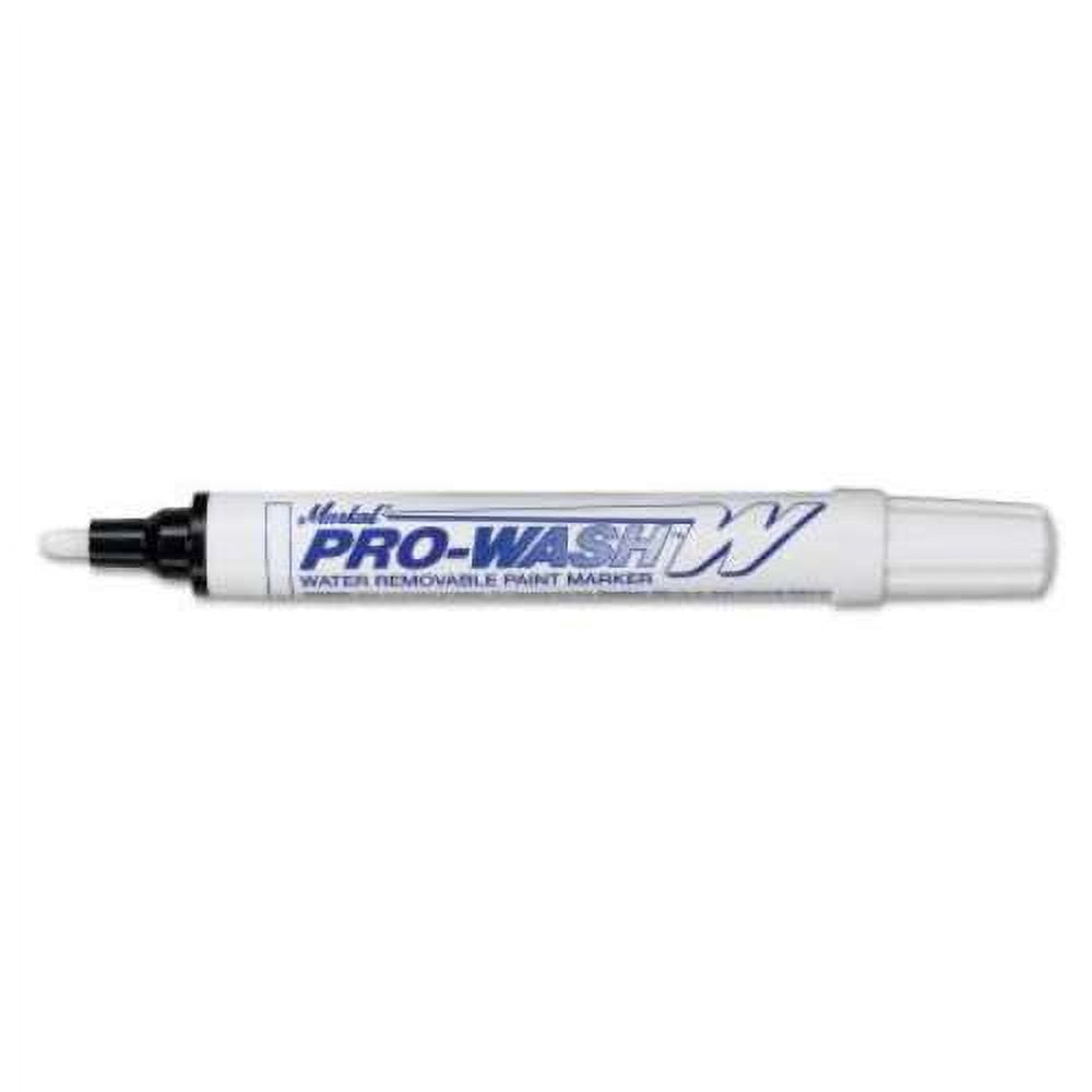 Paint-Riter®+ Water Removable Marker, White, 1/8 in, Medium Tip ...