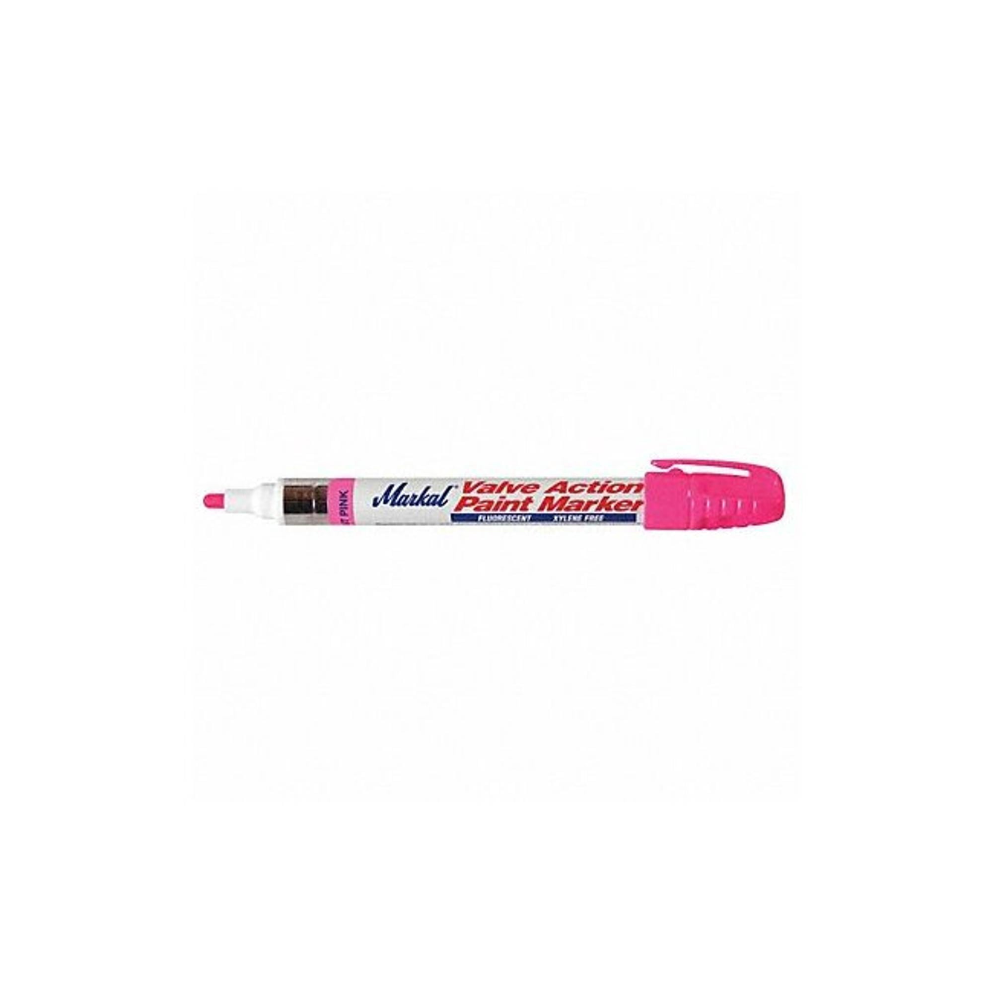 Markal Paint Marker, Medium Tip, Fluorescent Pink Color Family, Paint ...