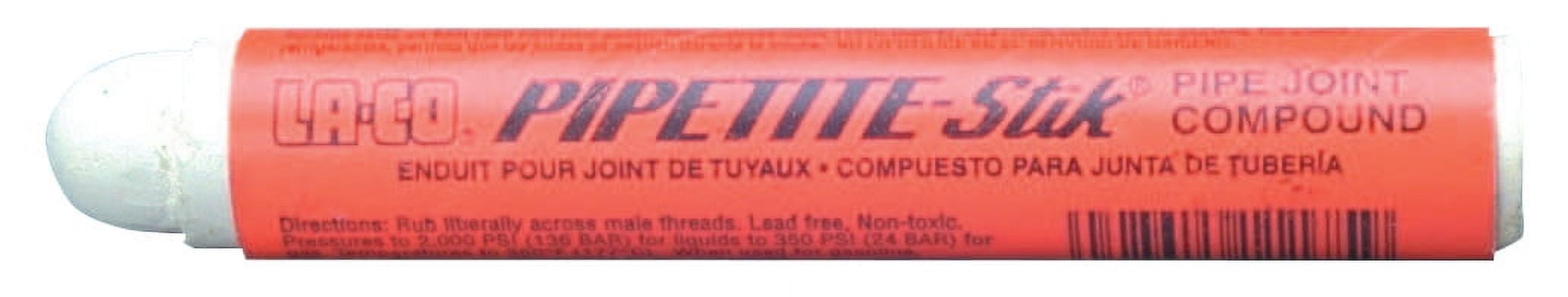 Markal Pipetite-Stik Pipe Thread Compounds, 4 oz Stick, Off-White ...