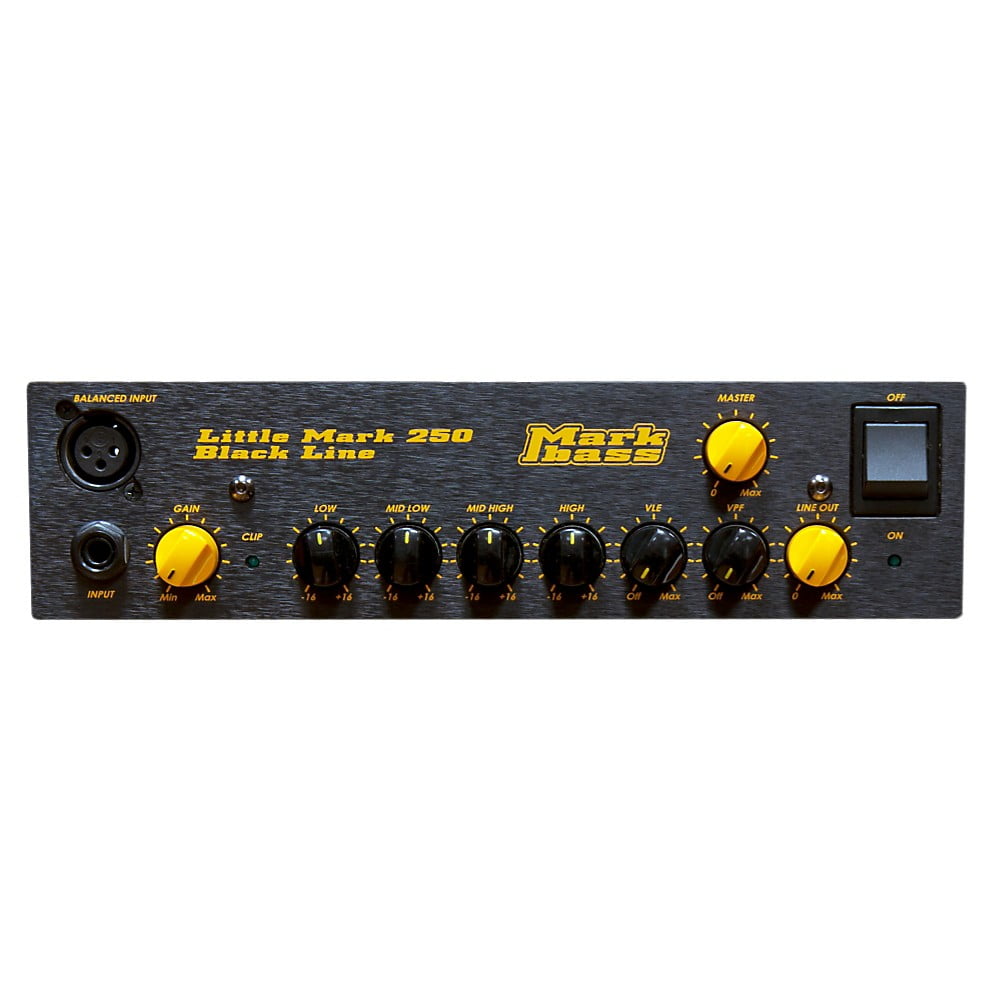 Markbass Blackline Little Mark 250 - Powerful Bass Amp Head for Small ...