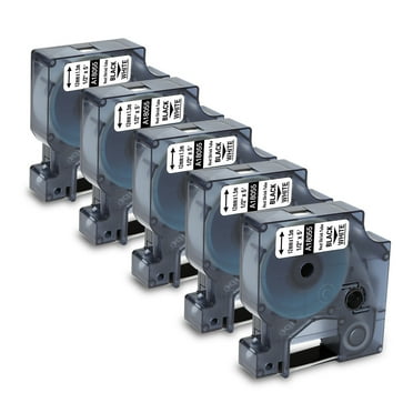 Casio Tape Cassettes for KL Label Makers, 18mm x 26ft, Black on Clear ...