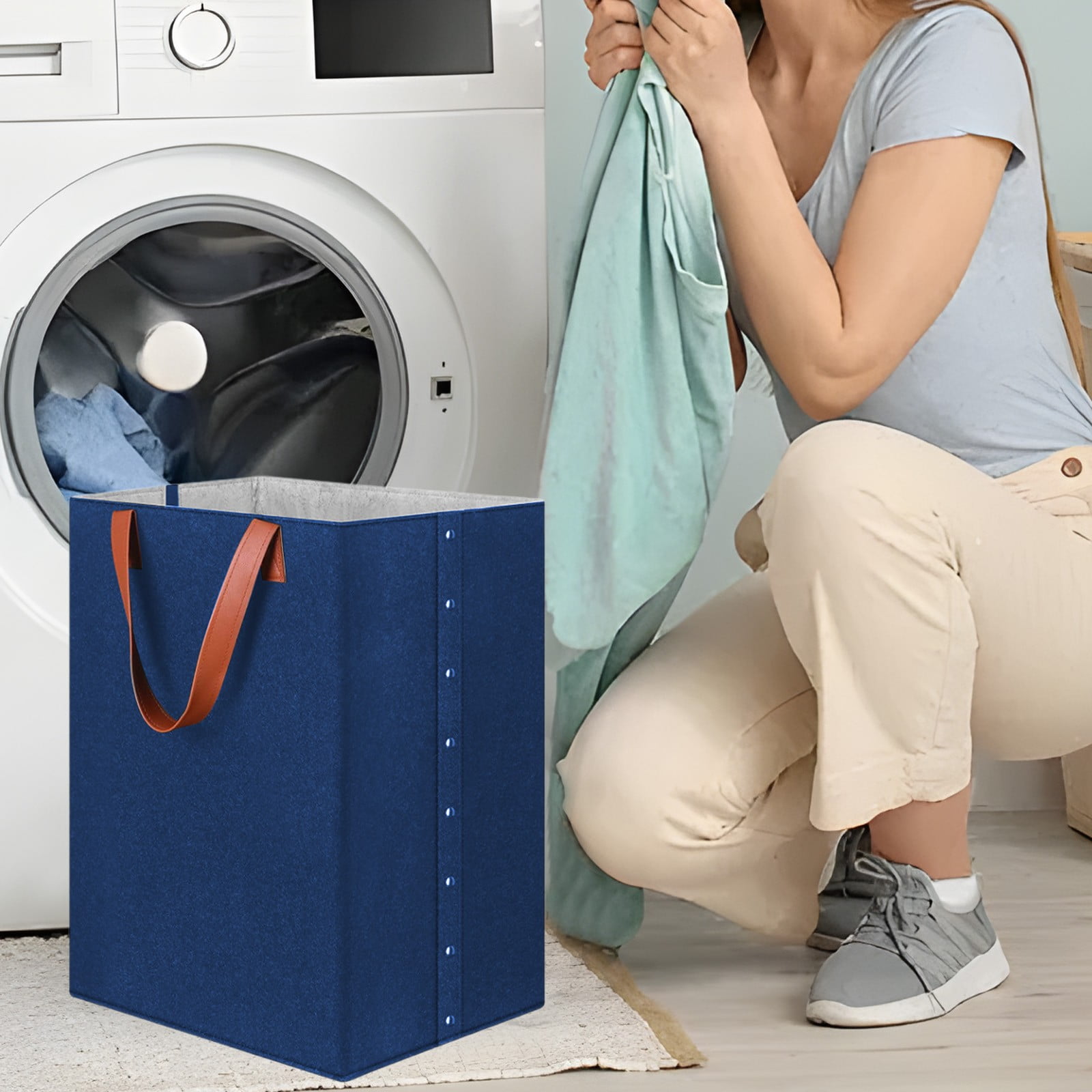 Marked Down,Home Dirty Laundry Basket, Foldable Large Storage Basket ...
