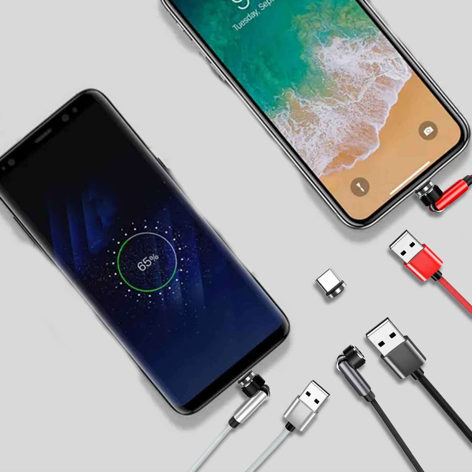 Marked Down,Magnetic Data Cable USB Adapter Type-C Connector Support ...