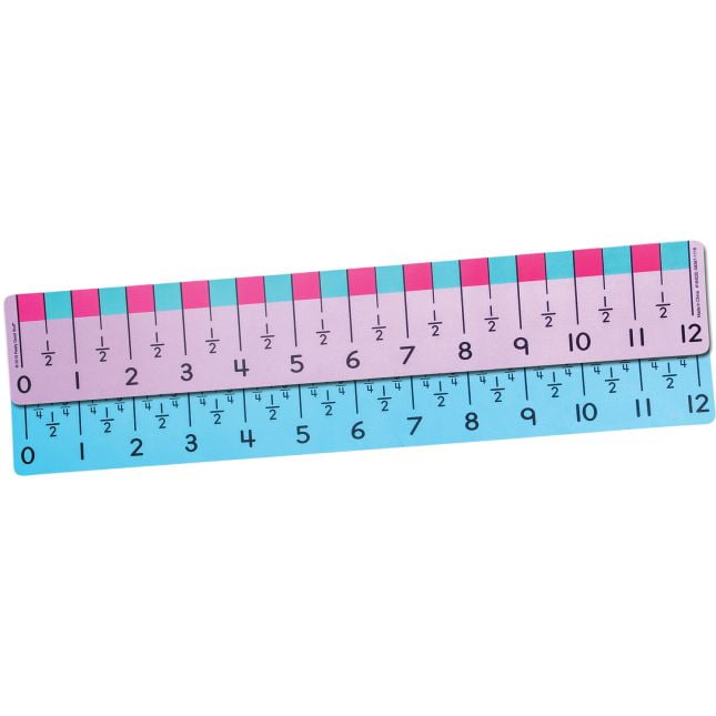 Marked Measurement Rulers - 6 rulers - Walmart.com