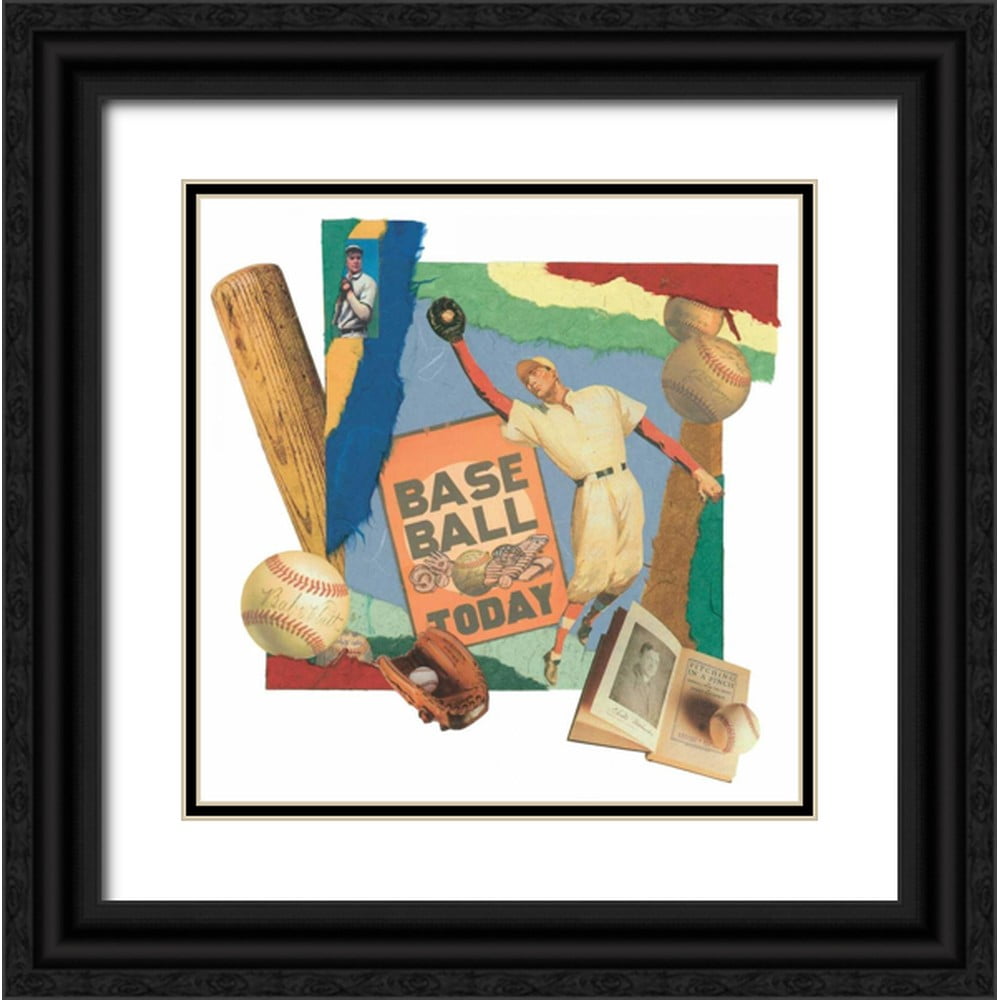 Markell, Melissa 20x20 Black Ornate Wood Framed with Double Matting ...