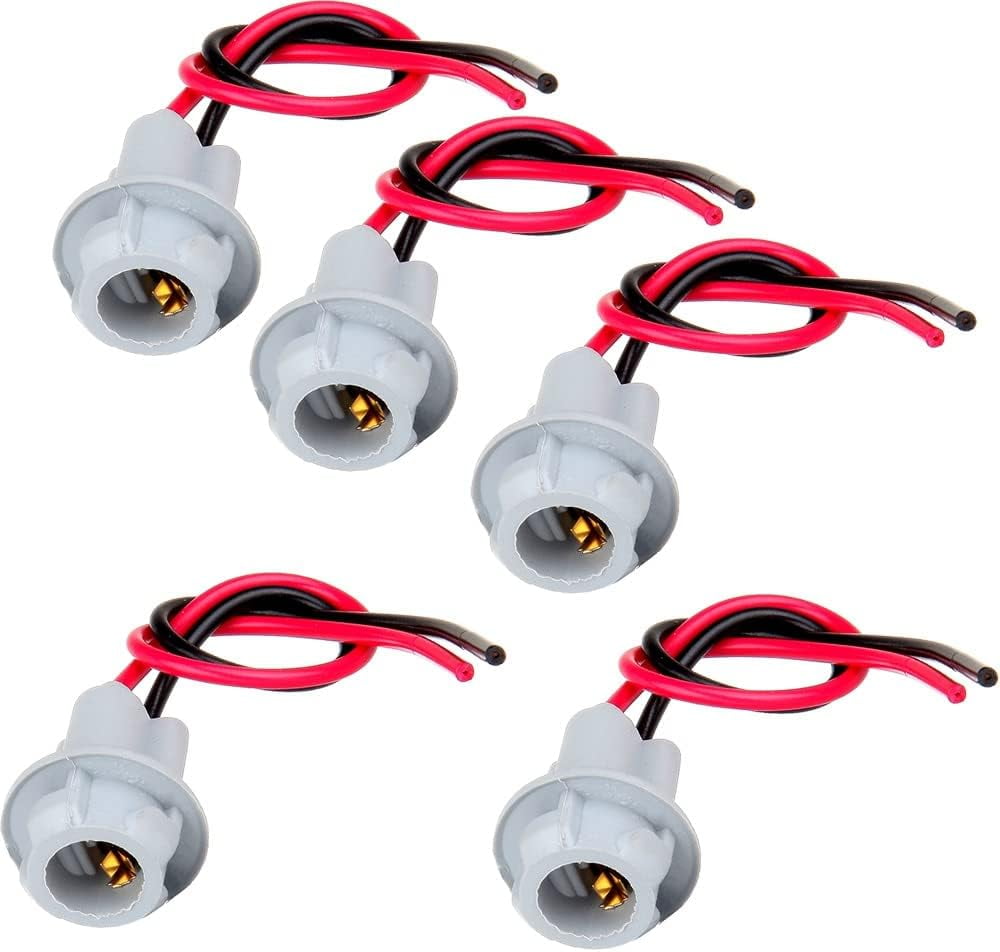 Marker Lights 5 T10 Replacement Plug Sockets Extened Wiring Harness ...