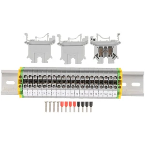 Marker Strip Rail Connector Ground Proof Terminal Block Enclosure Wire ...