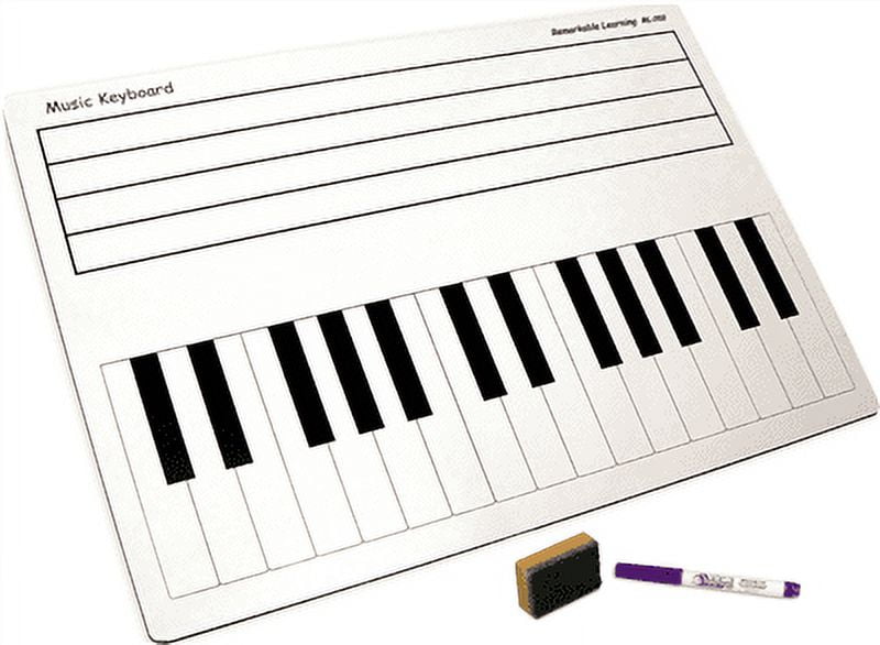 Markerboard People Dry Erase Board, Staff & Keyboard, Classroom Set ...