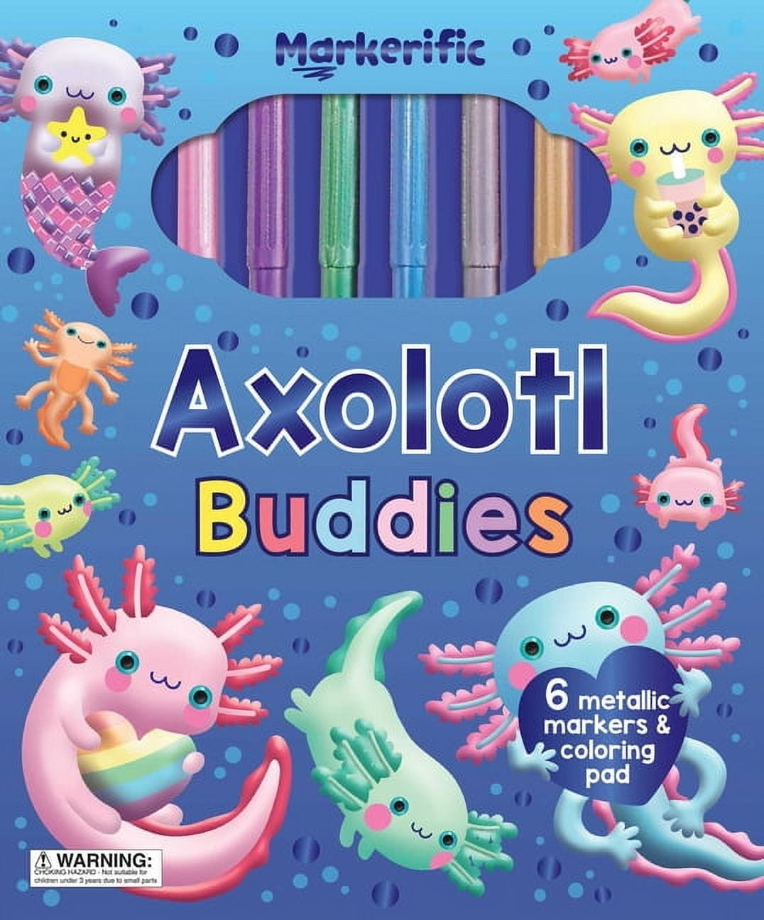 Markerific Markerific: Axolotl Buddies: Activity Folder with 6 Markers ...