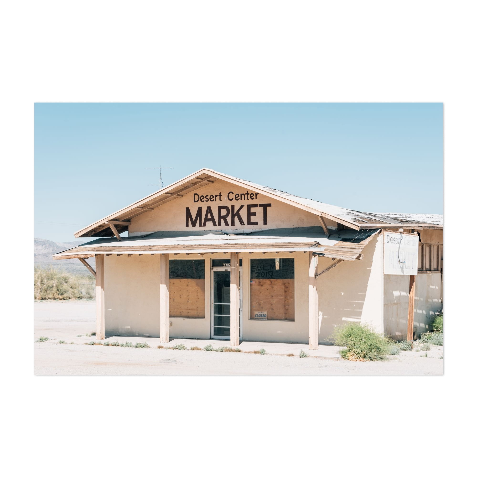 Market, Desert Center - California Photography Rustic Desert Vintage ...