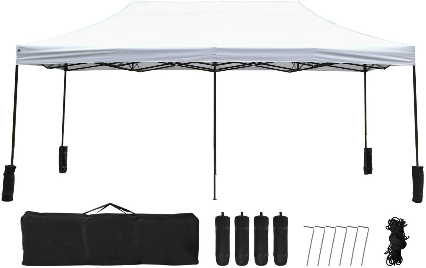 MarketLane 10 x 20Pop Up Canopy Tent Party Tent Ez Up Canopy Sun Shade ...