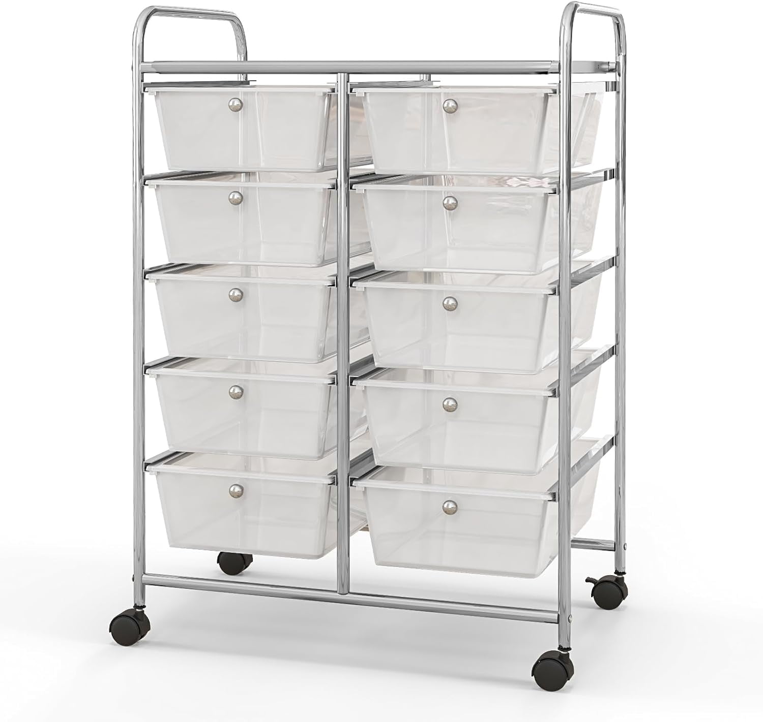 MarketLane 15 Drawers Rolling Cart, Classroom Organizers, Storage Cart ...