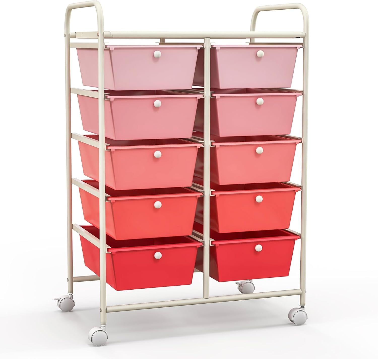 MarketLane 15 Drawers Rolling Cart, Classroom Organizers, Storage Cart ...