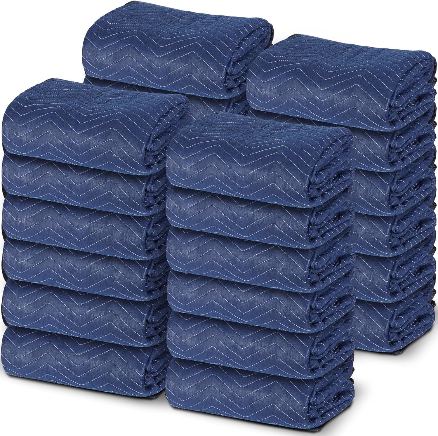 MarketLane 24 Moving Packing Blankets 80 x 72 Inches (35 lb/dz) Heavy ...