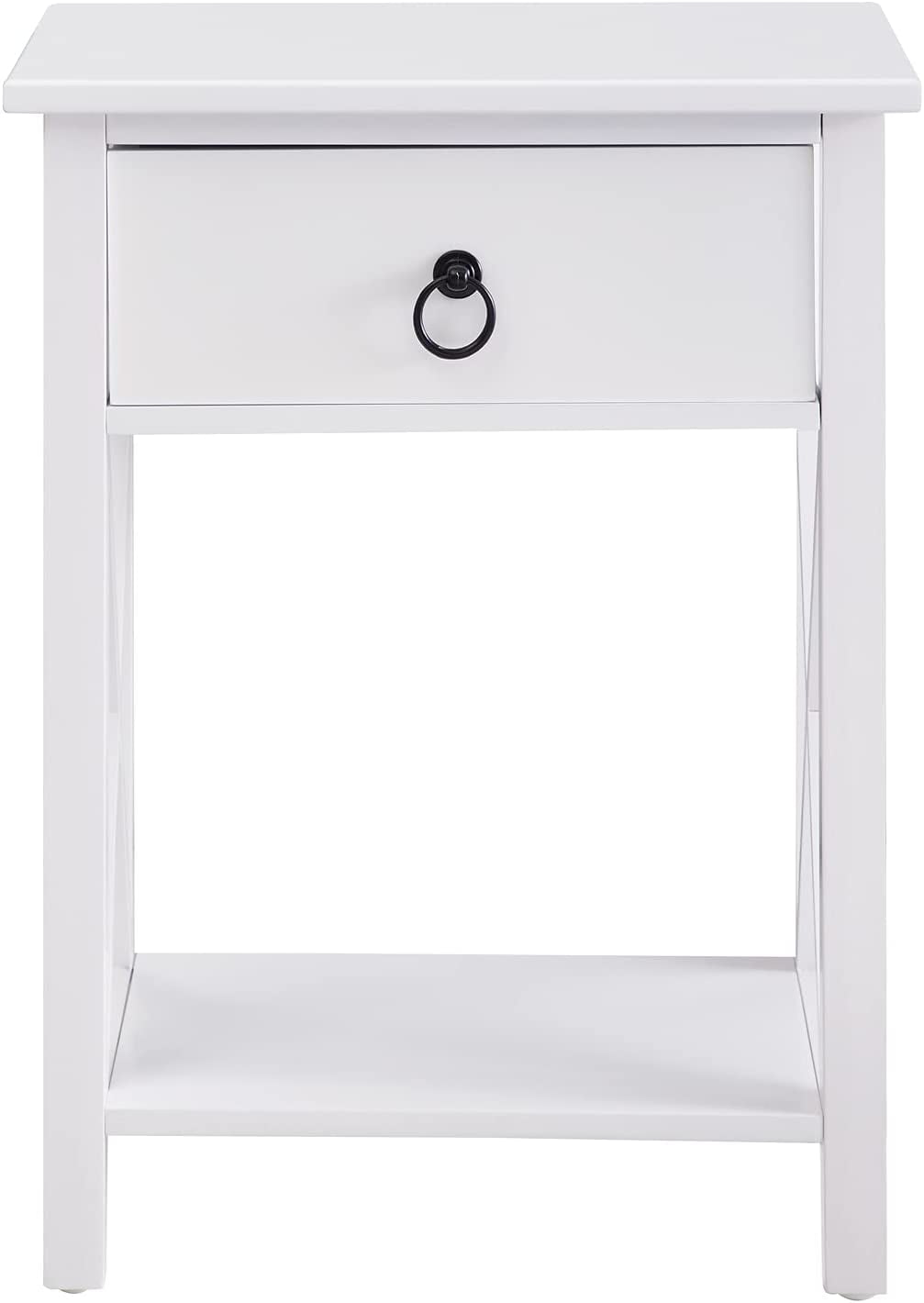 MarketLane Alisa 1.8 feet Small Profile Night Stand,Bedside Table,Side ...