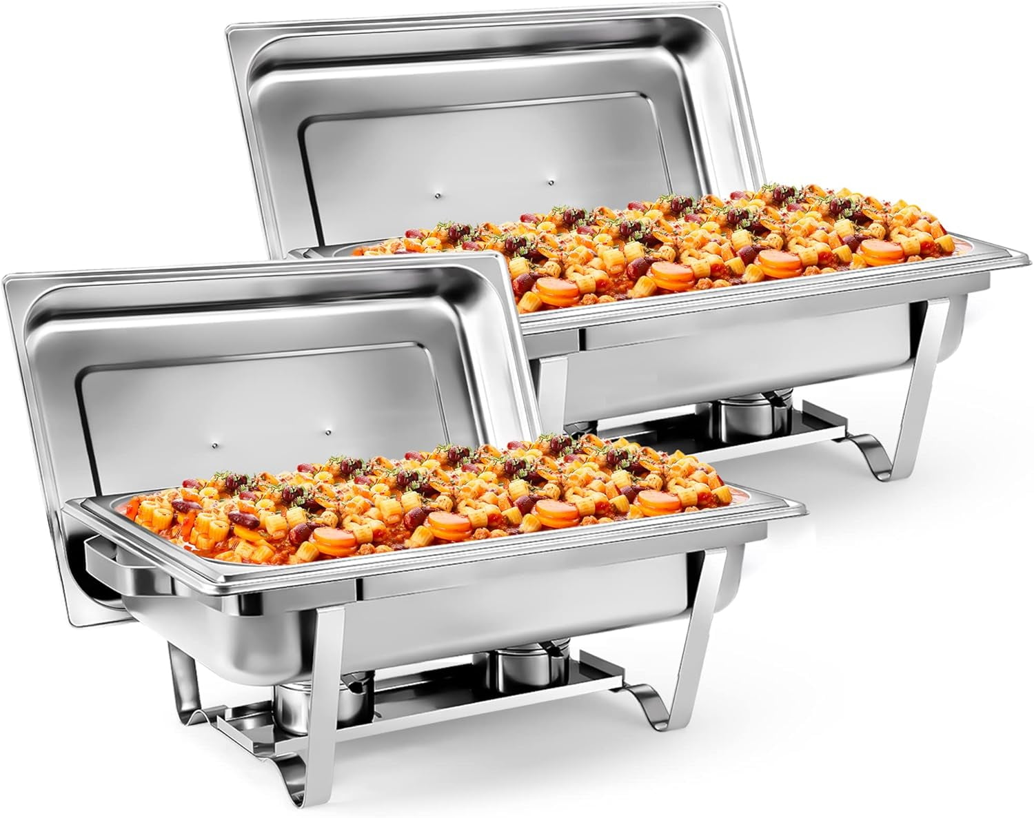 MarketLane Chafing Dish Buffet Set 8 Qt Stainless Steel Complete Chafer ...