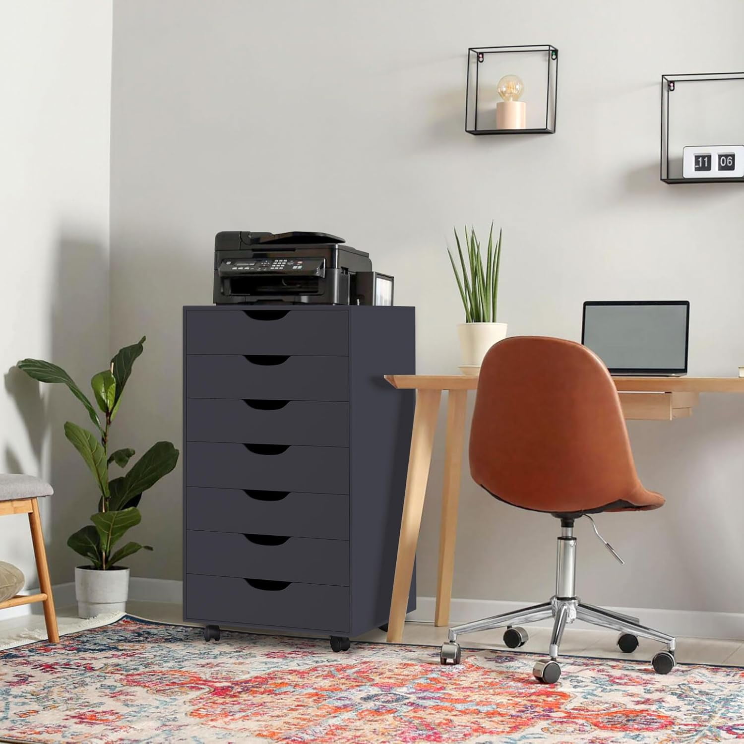 MarketLane Debbie 7-Drawer Chest - Versatile Storage Cabinet with ...