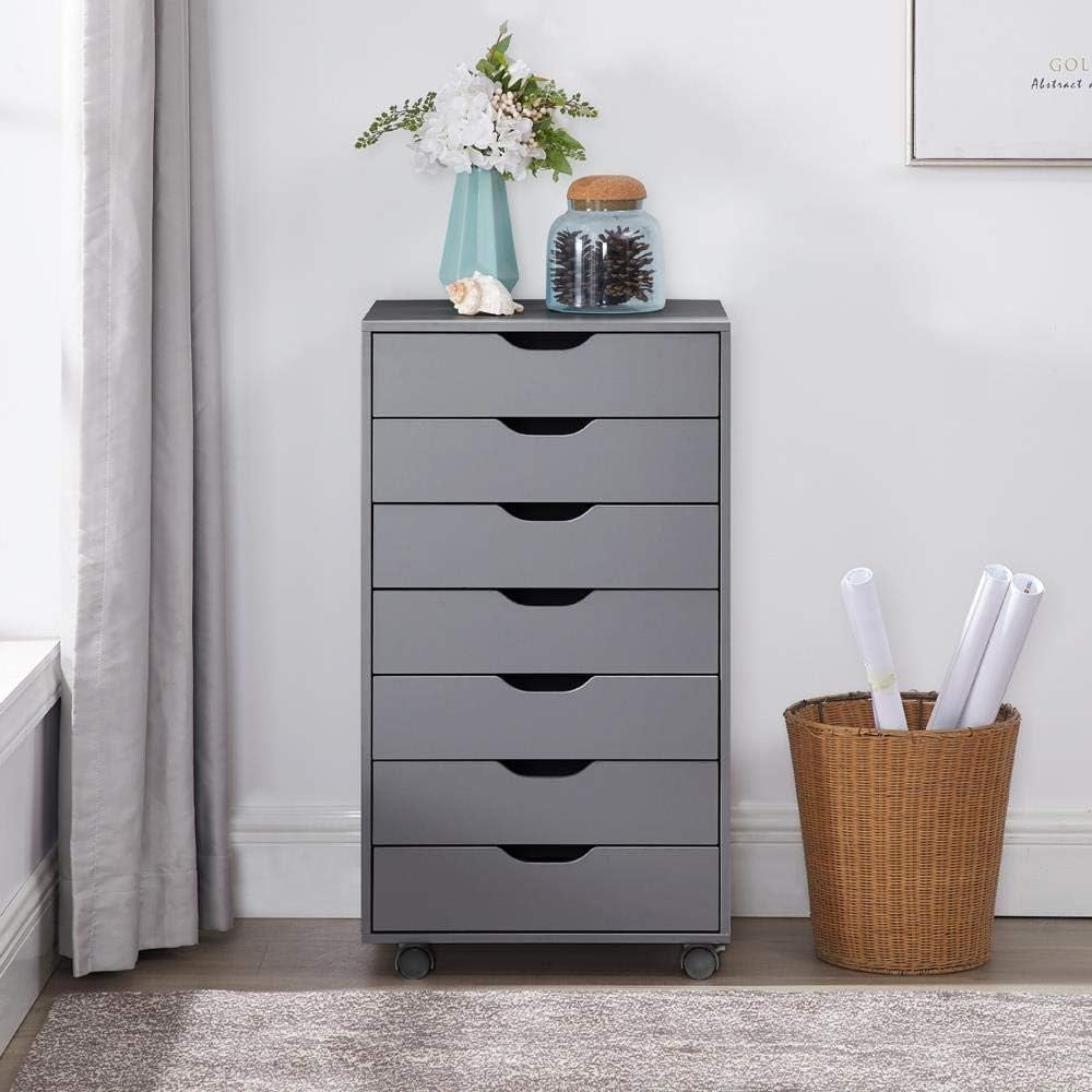 MarketLane Debbie 7-Drawer Chest - Versatile Storage Cabinet with ...