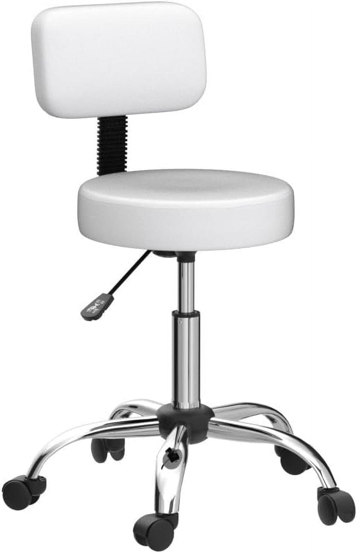 MarketLane Drafting Adjustable Stool with Back,Salon Adjustable Height ...