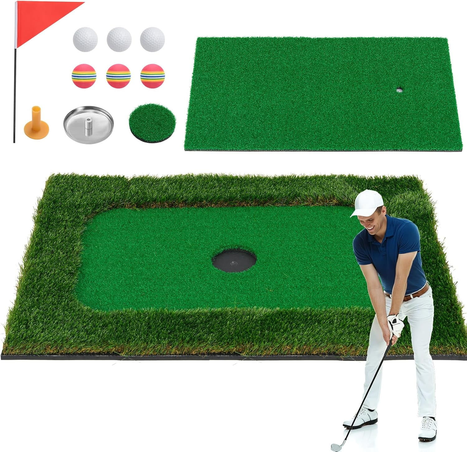 MarketLane Floating Golf Green for Pool, Floating Chipping Green ...